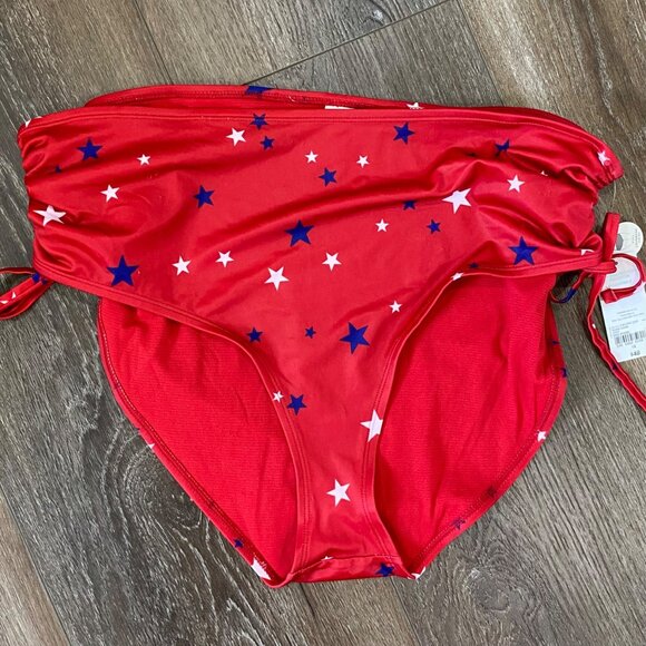 Outdoor Oasis | Swim | Outdoor Oasis Red Star Highwaist Bikini Bottoms ...